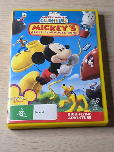 MICKEY MOUSE CLUBHOUSE Mickey's Great Clubhouse Hunt DVD Region 4 PAL ...