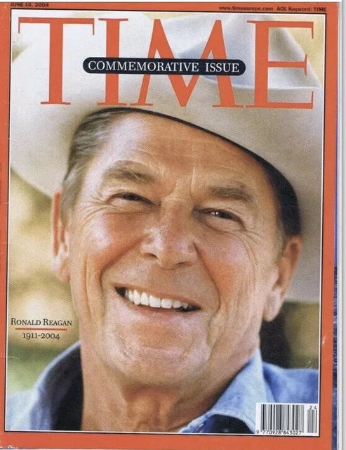 TIME MAGAZINE JUNE 2004 Ronald Reagan 1911-2004 Commemorative Great ...