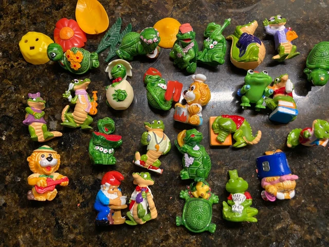 KINDER SURPRISE FERRERO Tapsi Turtles 24 Figures Full Set Vintage Toys ...