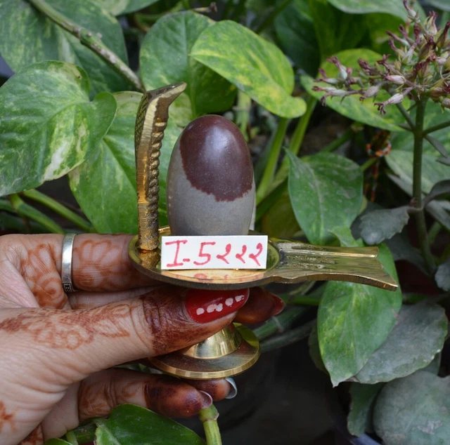 SHIVLING LAITON STATUE Shiva Linga Lingam Avec Serpent Hindou Shiv Naag ...