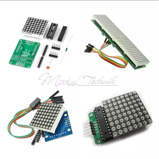 Max7219 8x8 Led Dot Matrix Module Dot Matrix Module For Arduino Raspberry Pi £274 Picclick Uk