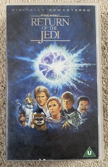 STAR WARS - RETURN OF THE JEDI 1983 THEATRICAL CUT CBS FOX VHS Video Cassette £5.99 - PicClick UK