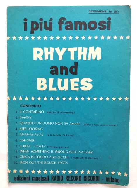 SPARTITO I PIÙ Famosi Rhythm And Blues Isaac Hayes Carla Thomas Vintage ...