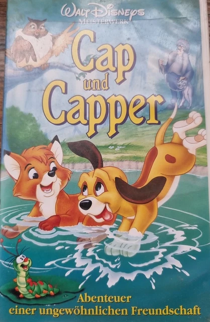 VHS WALT DISNEYS Meisterwerk: Cap und Capper (1981) FSK oA Zeichentrick ...
