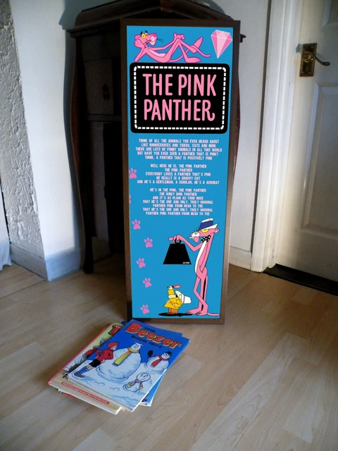 PINK PANTHER THEME Song Poster Lyric Sheet, Cartoon EUR 22,17 - PicClick IT