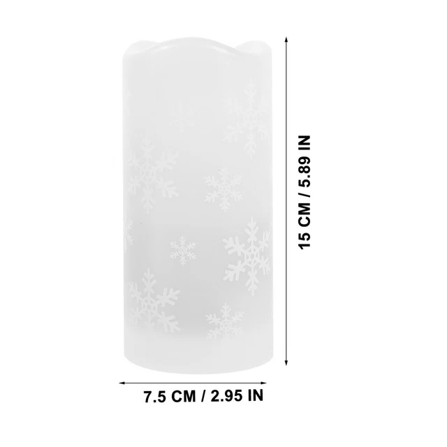 CANDLE PROJECTION LIGHT Xmas Adornment Led Christmas Table Decoration £ ...