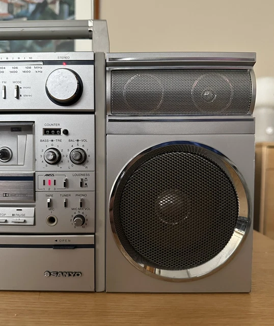 SANYO C-7 C7 Portable Mini Stereo Component System Boombox - Please ...