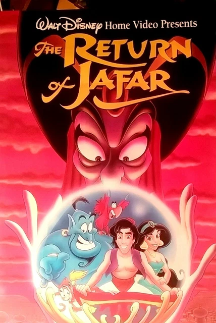 RETURN OF JAFAR, ROGER RABBIT, JUNGLE BOOK DISNEY VINTAGE POSTERS NEW ...