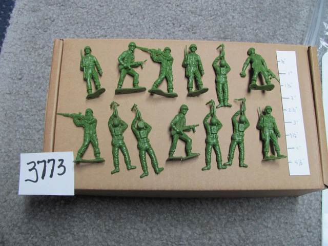VINTAGE MPC LIGHT Green Plastic Toy 2" Soldiers Army Men #3773 $8.50 ...
