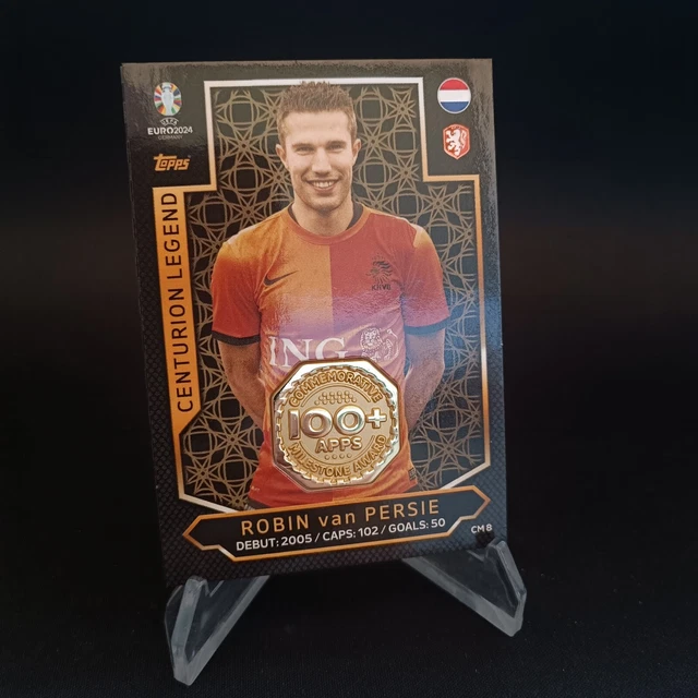 TOPPS MATCH ATTAX EURO 2024 - Robin van Persie CM8 EUR 40,00 - PicClick IT