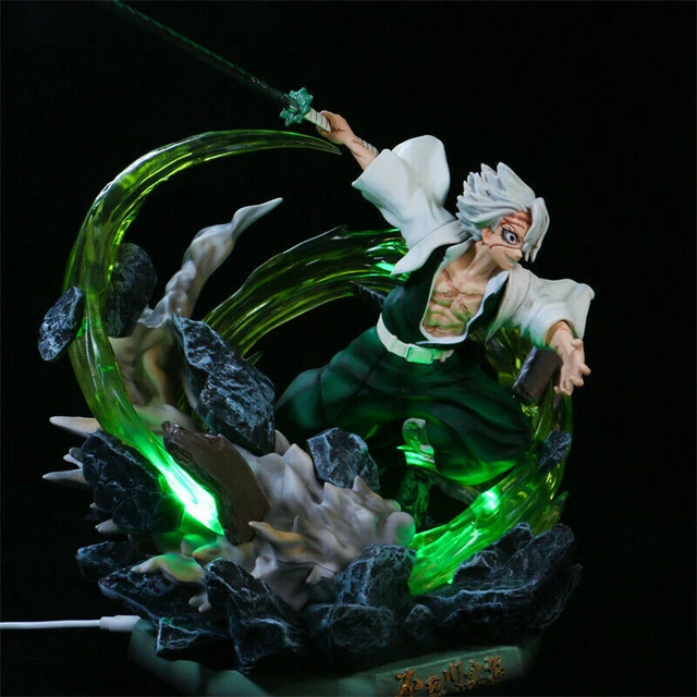 MODELLINO DEMON SLAYER Shinazugawa Sanemi PVC luce LED statua ...
