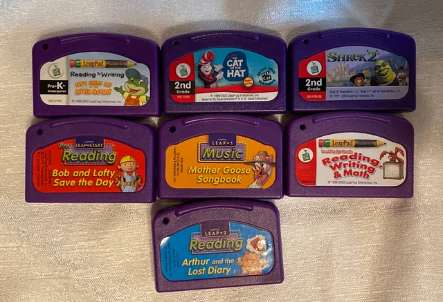 7 LEAP FROG Leapster Leap Pad Learning Game Cartridges Only - No Books ...