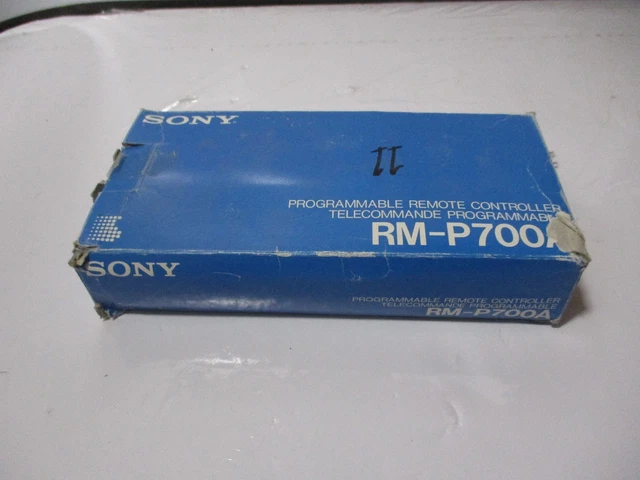 TÉLÉCOMMANDE PROGRAMMABLE SONY RM-P700A Commander EUR 94,93 - PicClick FR
