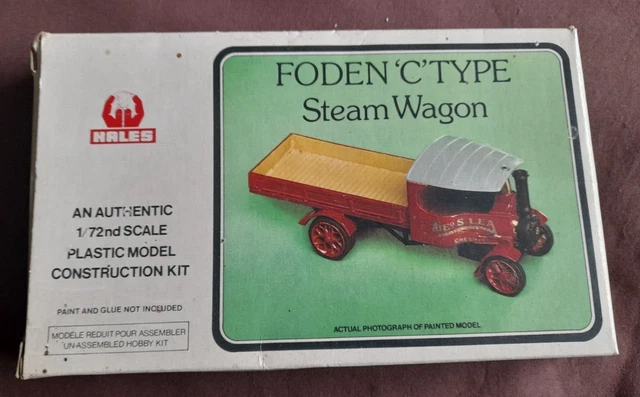 HALES 1/72 MODEL Kit Foden 'C' Type Steam Wagon. Complete/un-started. £ ...