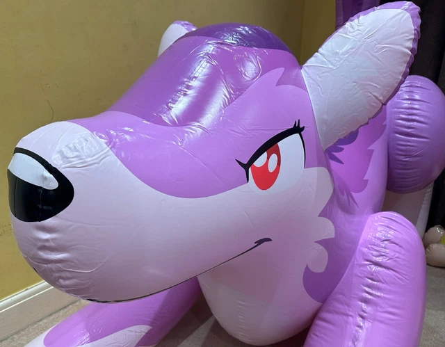 PUFFYPAWS INFLATABLE WOLF pink (timberwolf) (gen 3 second run) blow up ...