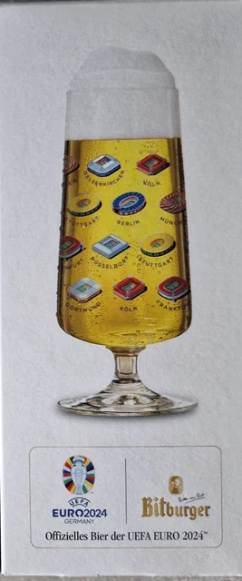 BIERGLAS BIERSTULPE BITBURGER UEFA 2024 Limited Edition ...