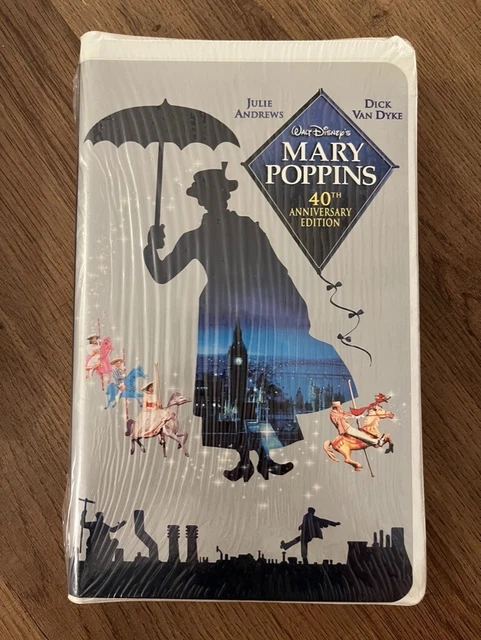 MARY POPPINS VHS 2004 Disney 40th Anniversary Edition Clamshell New ...