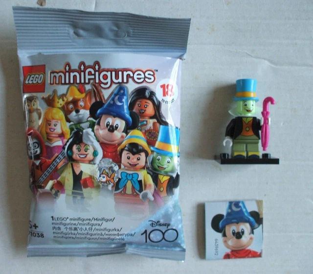 LEGO MINIFIGURES: DISNEY 100 Cmf - Jiminy Cricket - 71038 £3.95 - PicClick UK