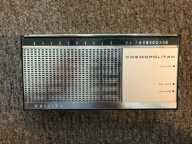 VINTAGE PHILIPS COSMOPOLITAN PP3 Portable Radio - Philips Australia ...
