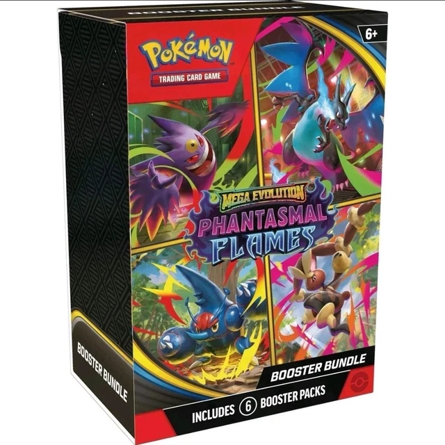 POKÉMON TCG: PHANTASMAL Flames Booster Bundle (6 Packs) - post by 13/11 ...