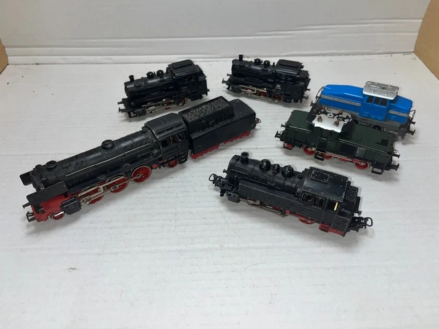 MÄRKLIN H0 DAMPFLOKS, Diesellok, E-Lok Konvolut 6 St. Gebraucht - Bastlerware EUR 51,00 ...