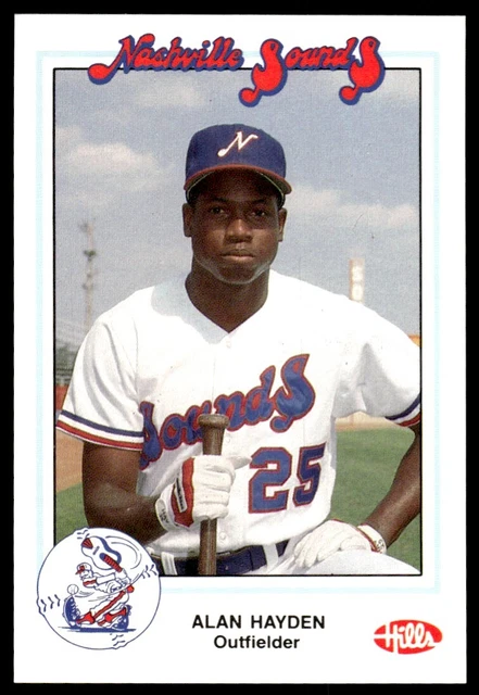 1989 HILLS NASHVILLE Sounds Alan Hayden Nashville Sounds #NNO EUR 3,00 ...