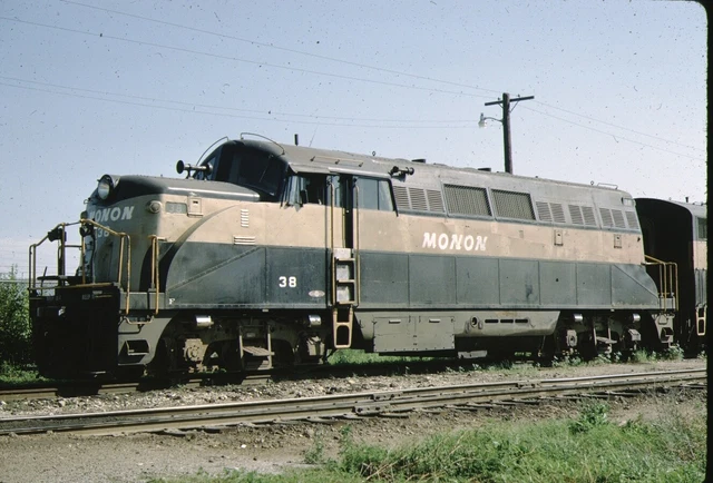 MONON EMD BL2 Kodachrome original Kodak Slide EUR 2,76 - PicClick FR