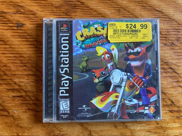CRASH BANDICOOT 3 Warped Playstation One Ps1 Video Game Complete Very ...