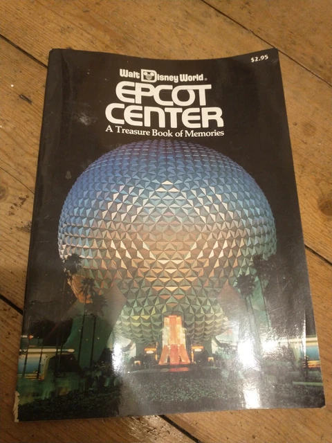 VINTAGE 1987 WALT Disney World: Epcot Center "A Treasure Book Of ...