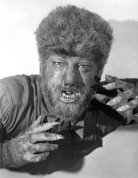 LON CHANEY JR in The Wolf Man, directed by George Waggner 1940s Old ...