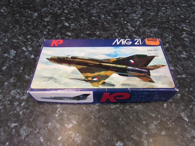 KP 1/72 MIKOYAN-GUREVICH MiG-21C / MF MODEL KIT + AEROCLUB CANOPY £2.99 - PicClick UK