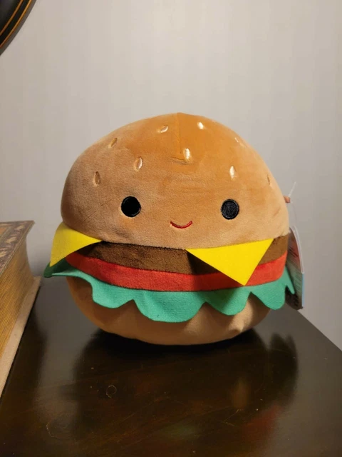 SQUISHMALLOW 8” EXCLUSIVE plush Carl Hamburger Burger New w Tags Rare ...