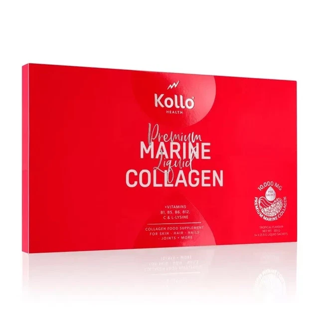 KOLLO PREMIUM LIQUID Marine Collagen 21.5g x 14 Sachets Tropical Flavour Sealed £22.99 - PicClick UK