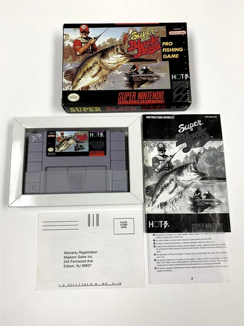 SUPER BASSE NOIRE - SNES Super Nintendo - Complète en boite CIB EUR 31 ...