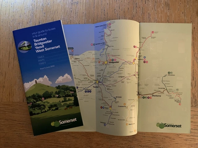 FIRST BUS: THE Buses of Somerset Timetable booklet June 2022 edition ...