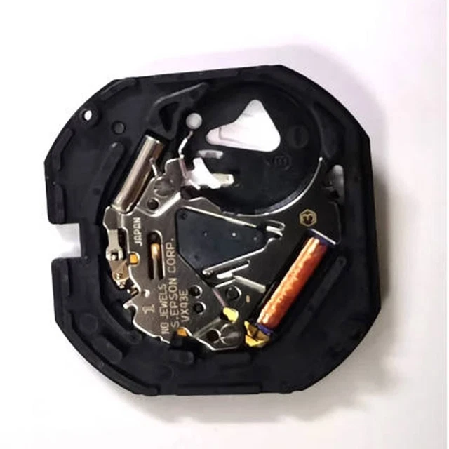 1 MONTRE MOUVEMENT VX43E VX43 Three-Pin Double Calendrier Quartz Chaud ...