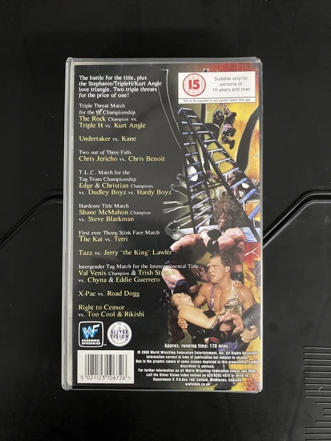 *RARE* WWF SUMMERSLAM 2000 VHS The Rock Triple H Kurt Angle £5.99 - PicClick UK