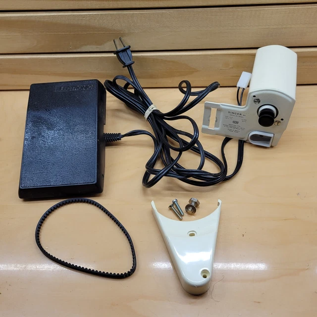 SINGER MERRITT 3130 Sewing Machine Power Supply Motor + Foot Pedal ...