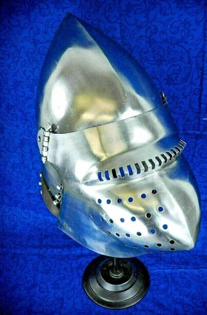 ARMOR STEEL WARRIOR Battle Ready Helmet Medieval Face Mask for Cosplay ...