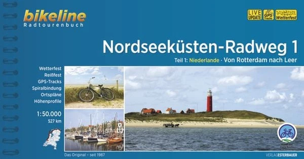 NORDSEEKÜSTEN-RADWEG. 1:75000 / Nordseeküsten-Radweg Teil 1 Niederlande ...