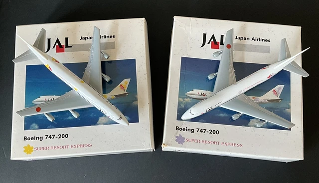 HERPA WINGS 1:500 ‘JAL Japan Airlines Boeing 747-200 x 2 No.502436 & 502429. £7.00 - PicClick UK