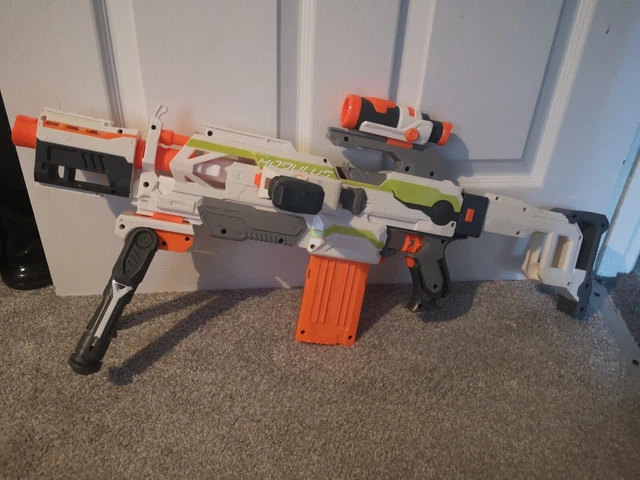 NERF MODULUS ECS-10 Motorized Blaster, Removable Nerf Scope, Barrel ...