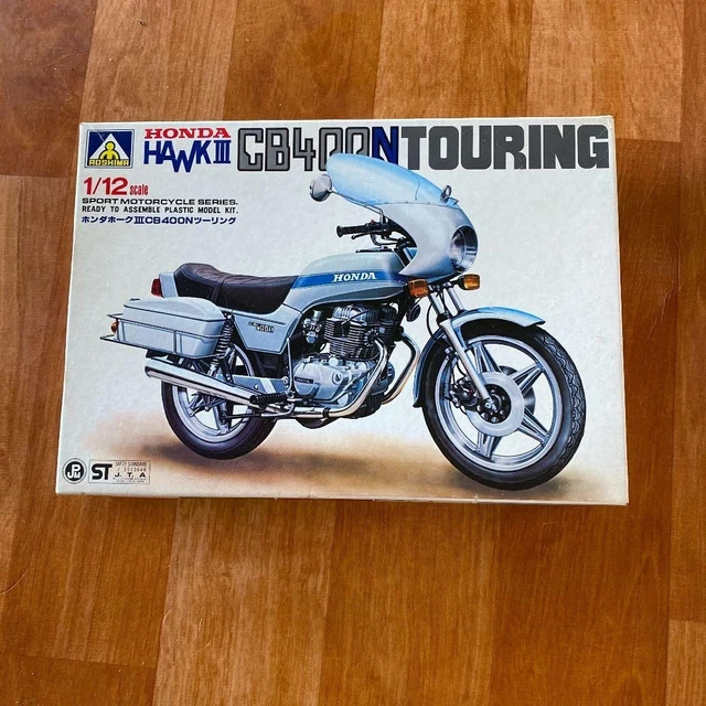 AOSHIMA 1/12 HONDA Hawk III CB400N Touring Japan Vintage Rare Unbuilt ...
