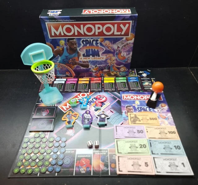 MONOPOLY SPACE JAM A New Legacy Edition Family Board Game Complete £12. ...