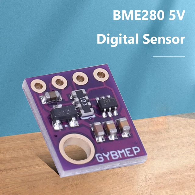 AIR PRESSURE GY-BME280-5V Sensor Digital SPI I2C Breakout Electronic ...