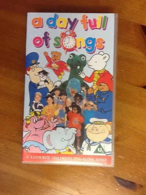 A DAY FULL of Songs 1993 VHS. (32 songs). Used. Very good playback. £3. ...