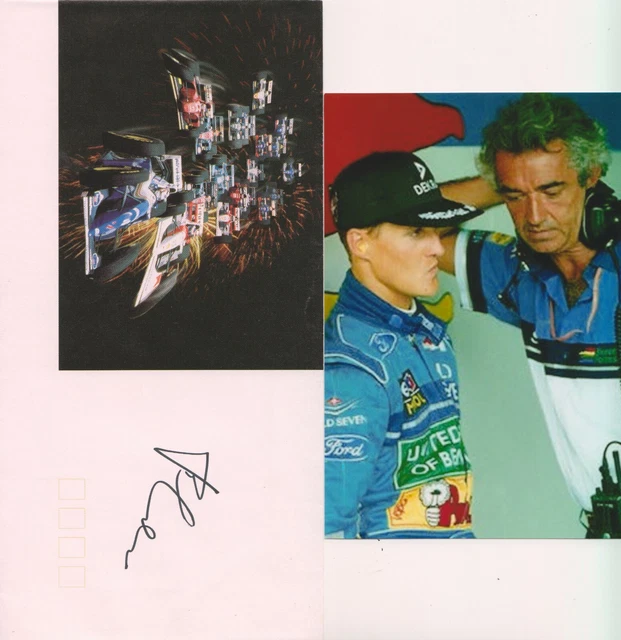 FLAVIO BRIATORE ITALY Formula 1 Benneton Team Owner Grand Prix Signed ...