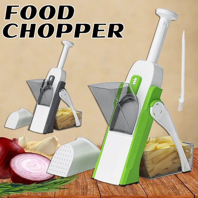 MANDOLINE VEGETABLE SLICER Adjustable Vegetable Chopper Onion Dicer ...