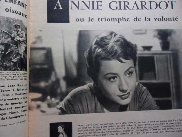 CINÉMONDE N°1266 DE 1958 : Leslie Caron-Gabin-Annie Girardot-Bourvil ...