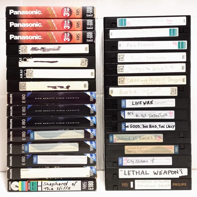 15 X 3HR VHS Tapes Pre-recorded Blank Tapes & Covers £23.88 - PicClick UK